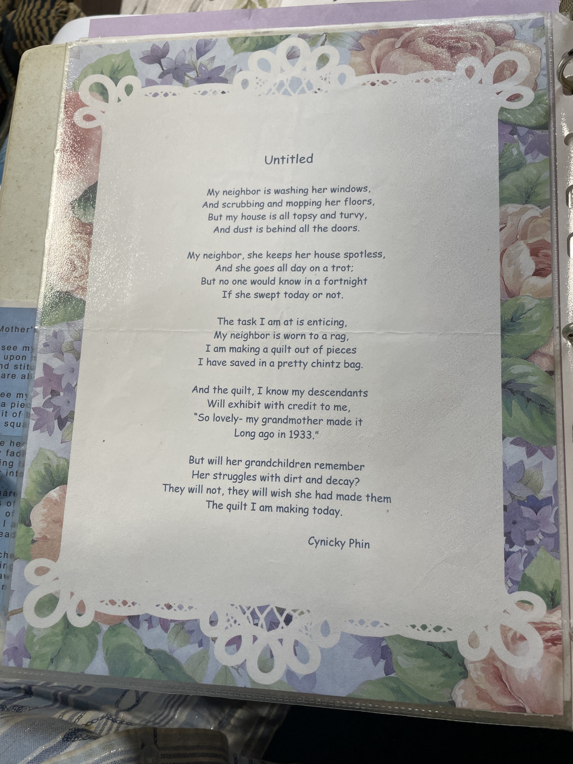 Reberta Hall - A Quilters Life